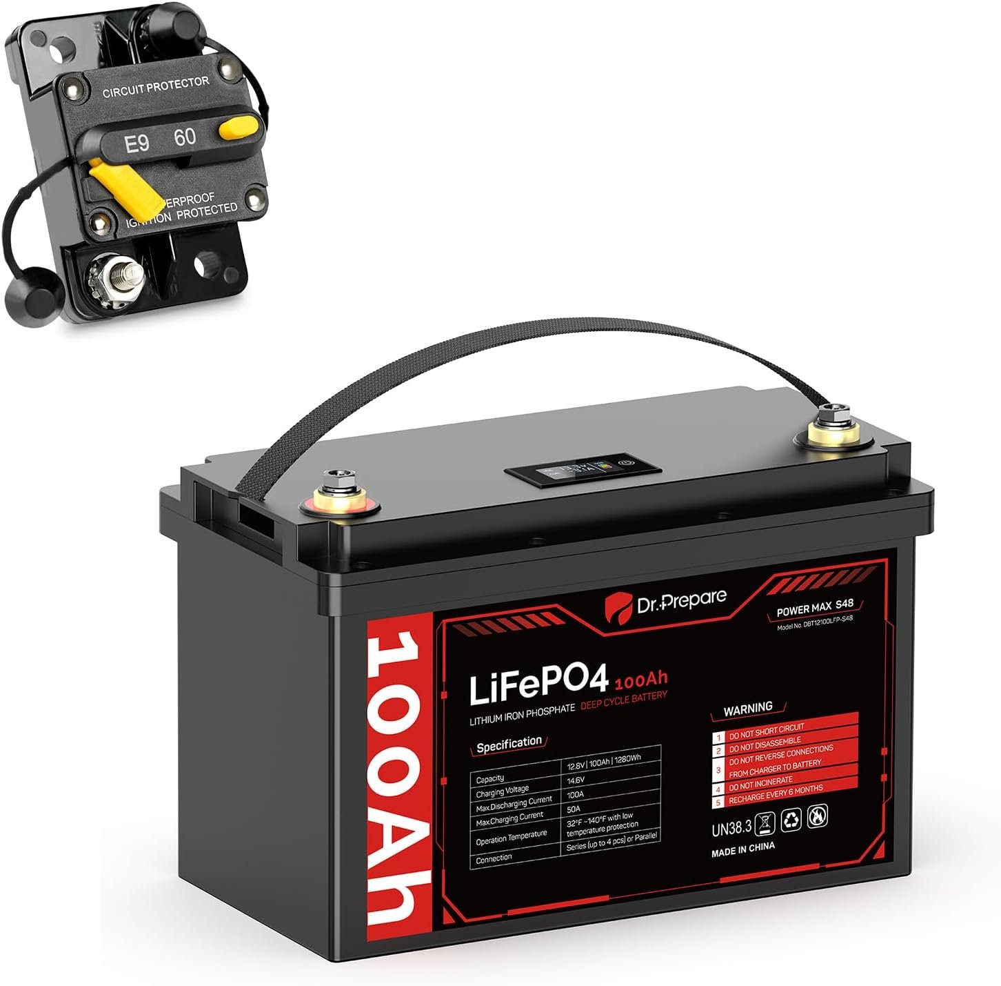 DR.PREPARE 12V 100Ah LiFePO4 Battery Review - manxonthebanx.com